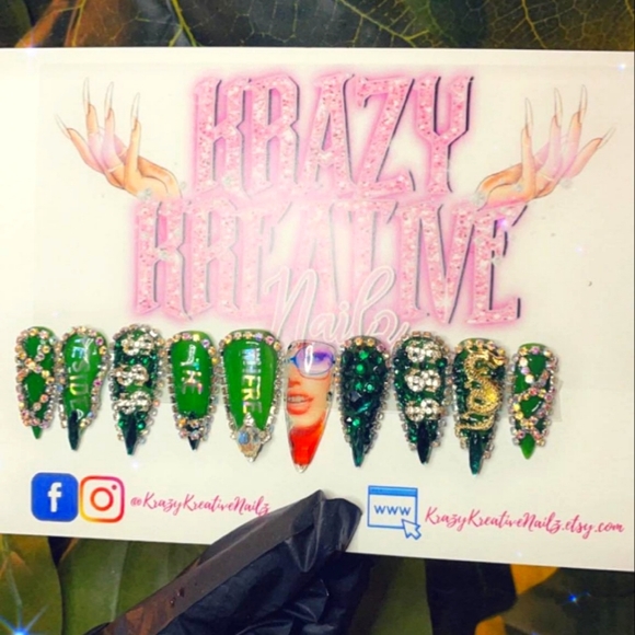 Makeup | Ohhh Velma Acrylic Press On Nails | Poshmark